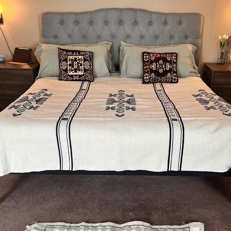 Wool Bedspread - Etsy