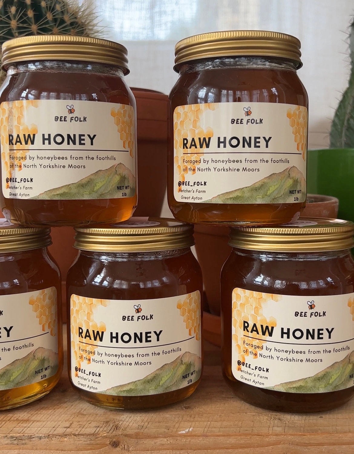 Honey Raw Pure British Local Wildflower - Etsy UK