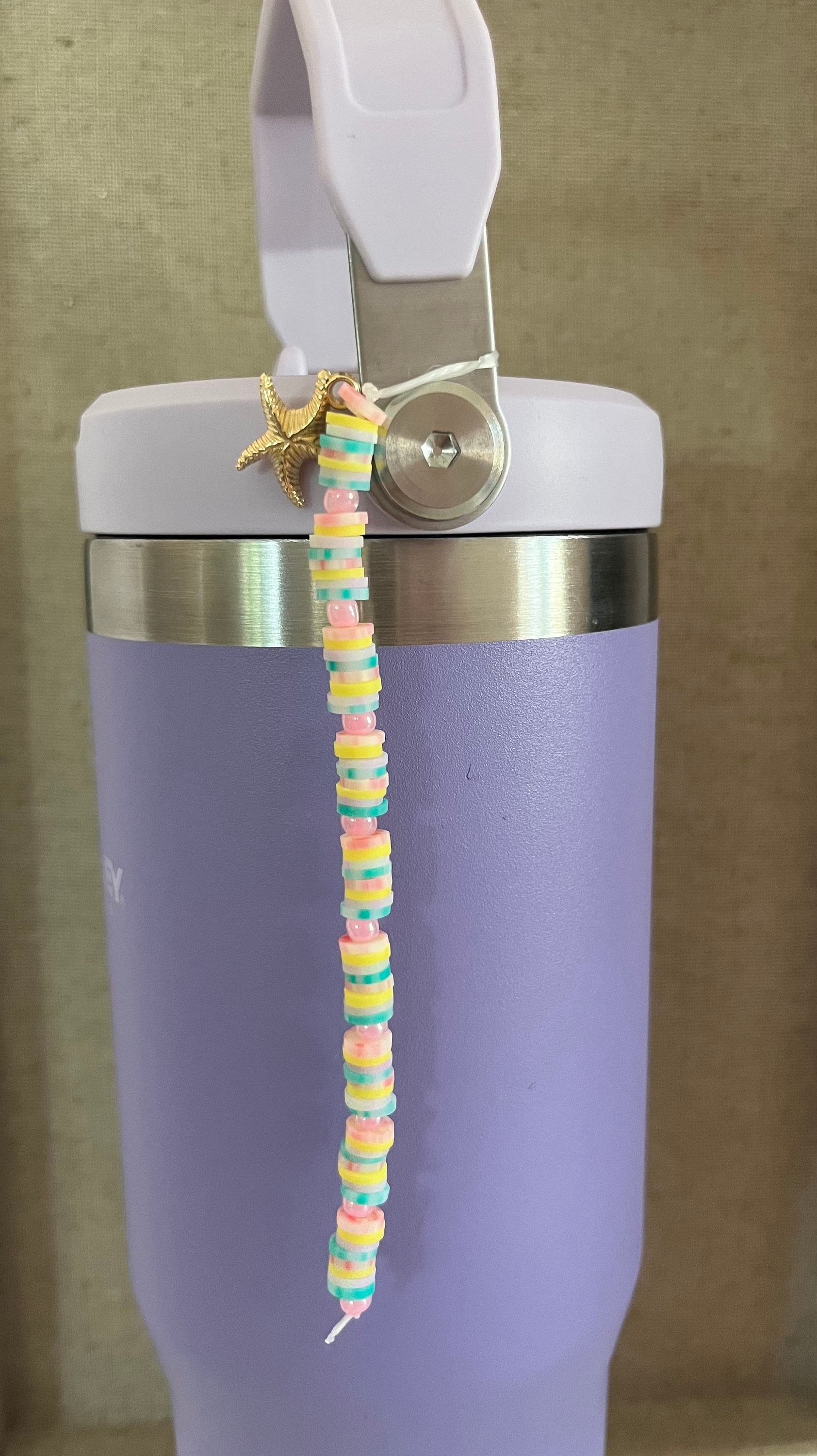 Water Bottle Charm Accessory Bead Charm Clay Beads - Etsy