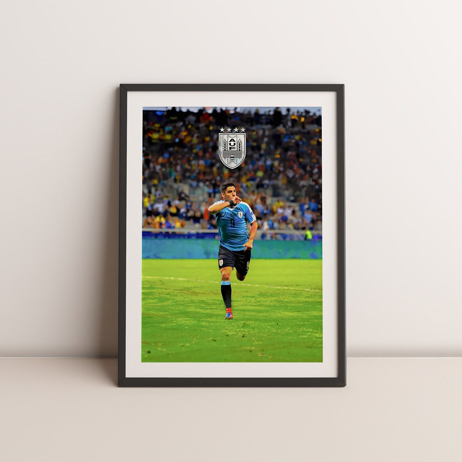 Luis Suárez Poster, Uruguay Team Sport Home Decor, Football Fan Art ...