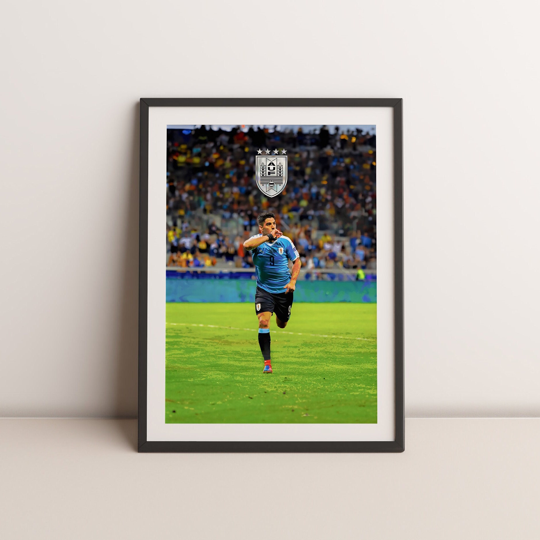 Luis Suárez Poster, Uruguay Team Sport Home Decor, Football Fan Art ...