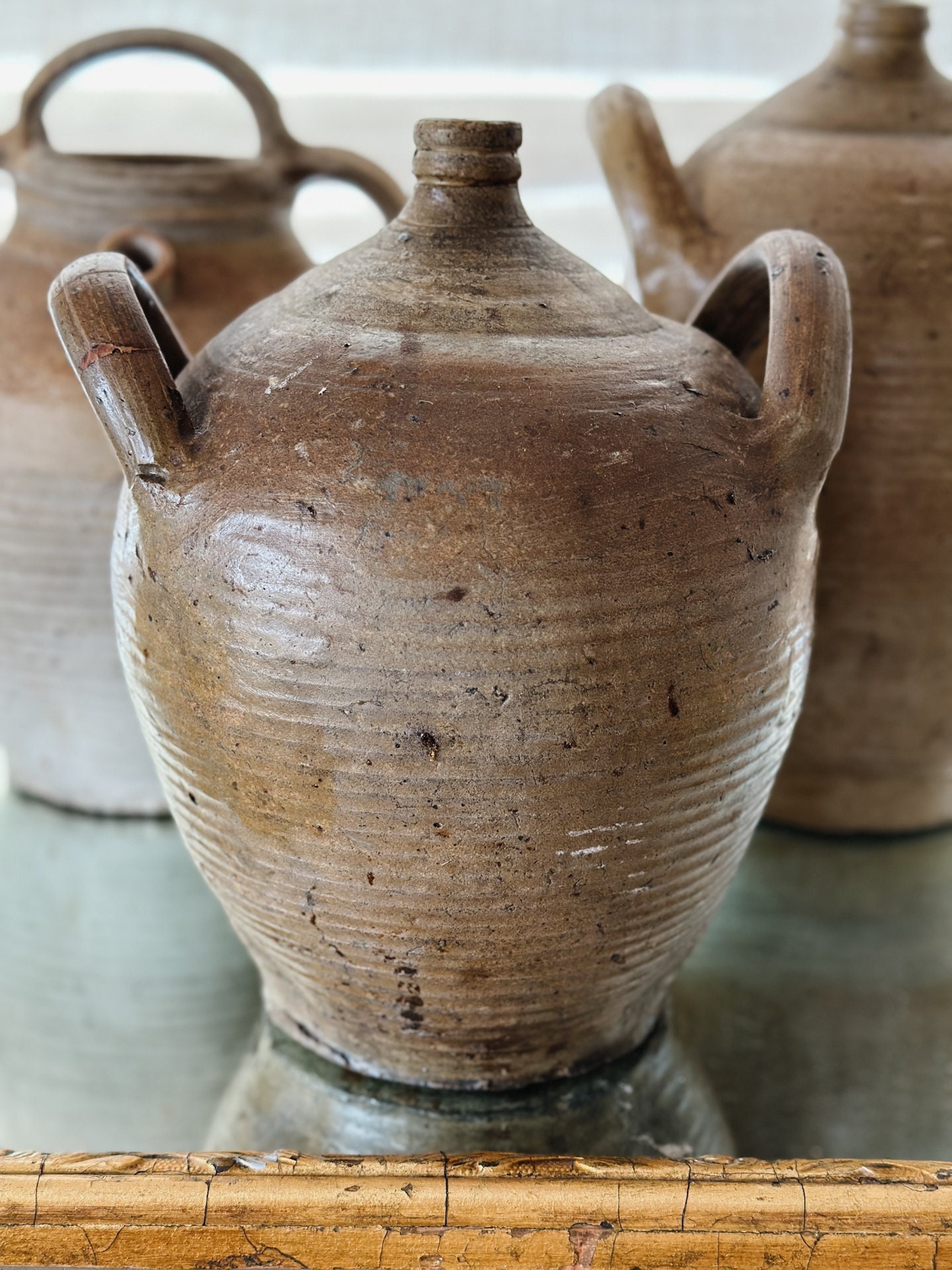 Antique French Provincial Earthenware Jugs and Pots - Etsy