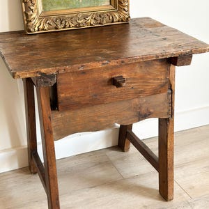 Antique Spanish End Table - Etsy