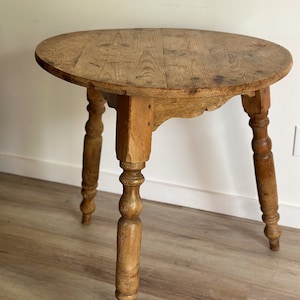 Antique English Pine Cricket Table - Etsy