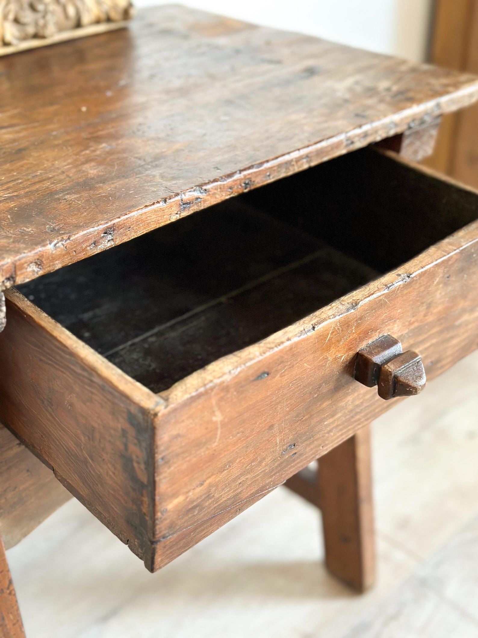 Antique Spanish End Table - Etsy