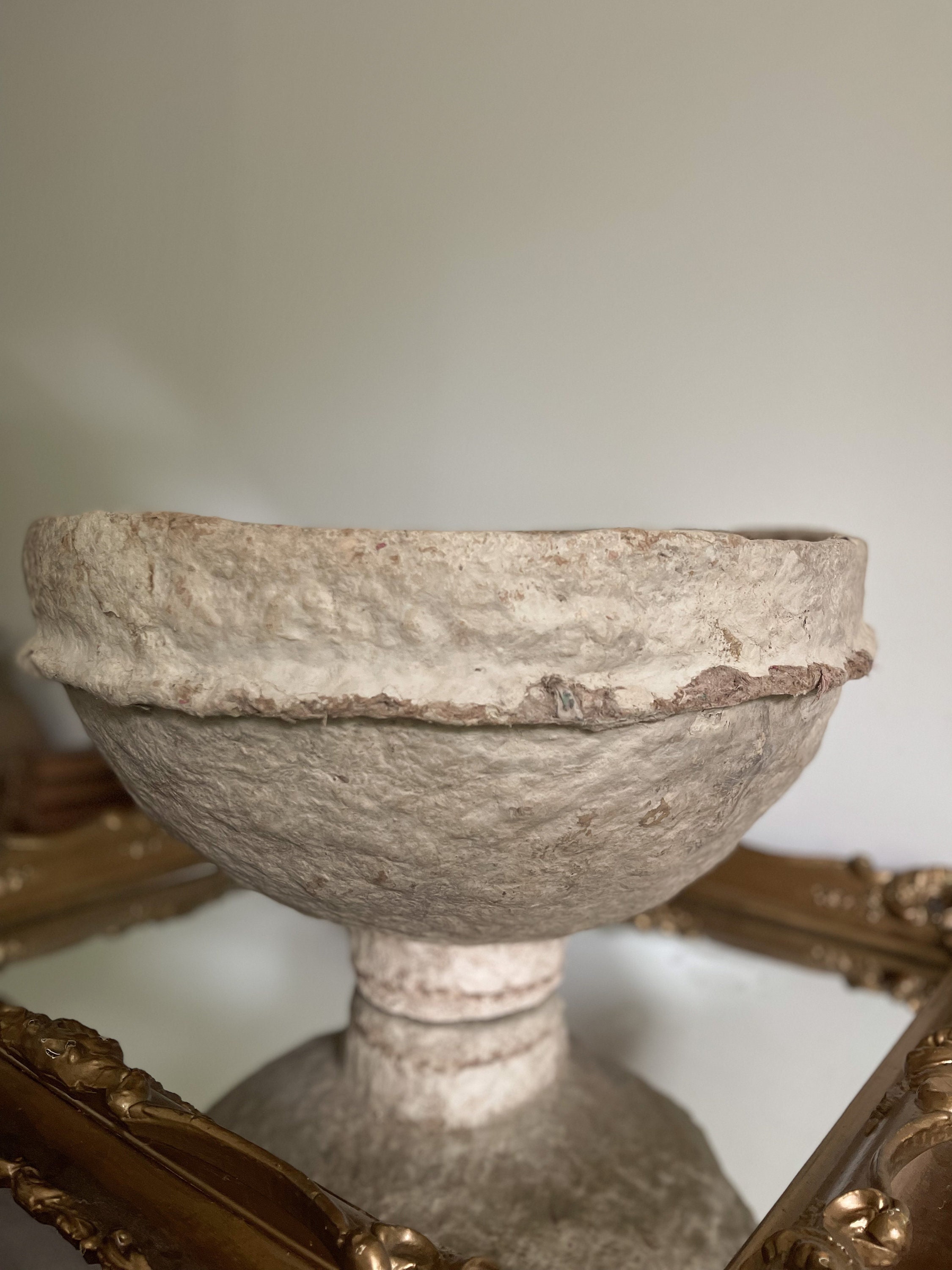 Extra Large Vintage Paper Mache Bowls - Etsy