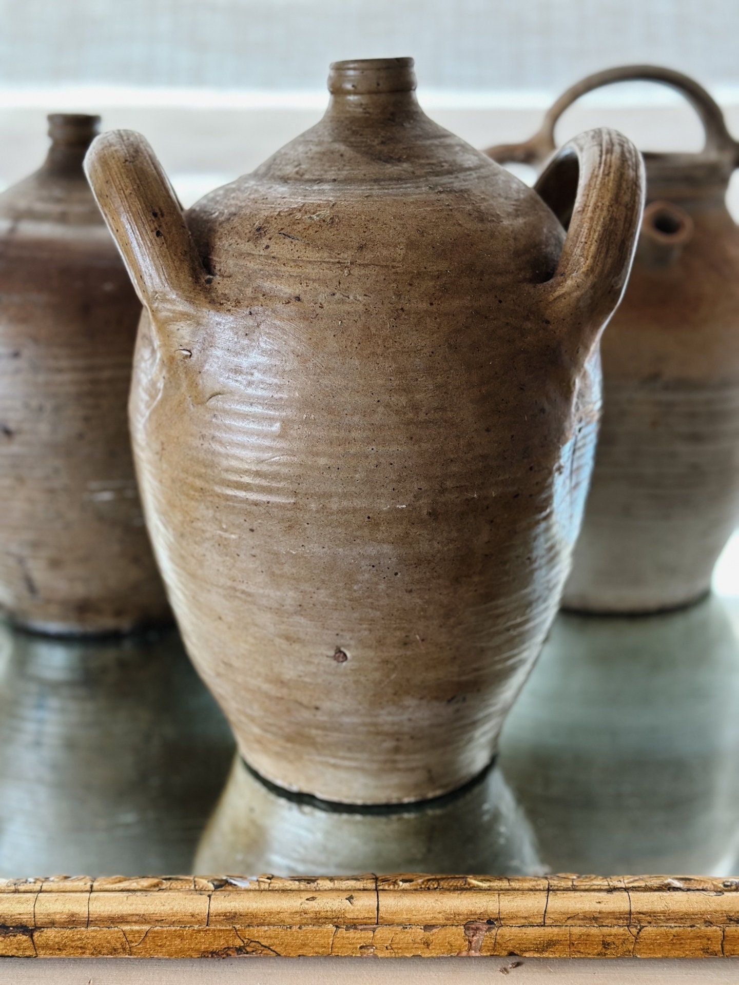 Antique French Provincial Earthenware Jugs and Pots - Etsy