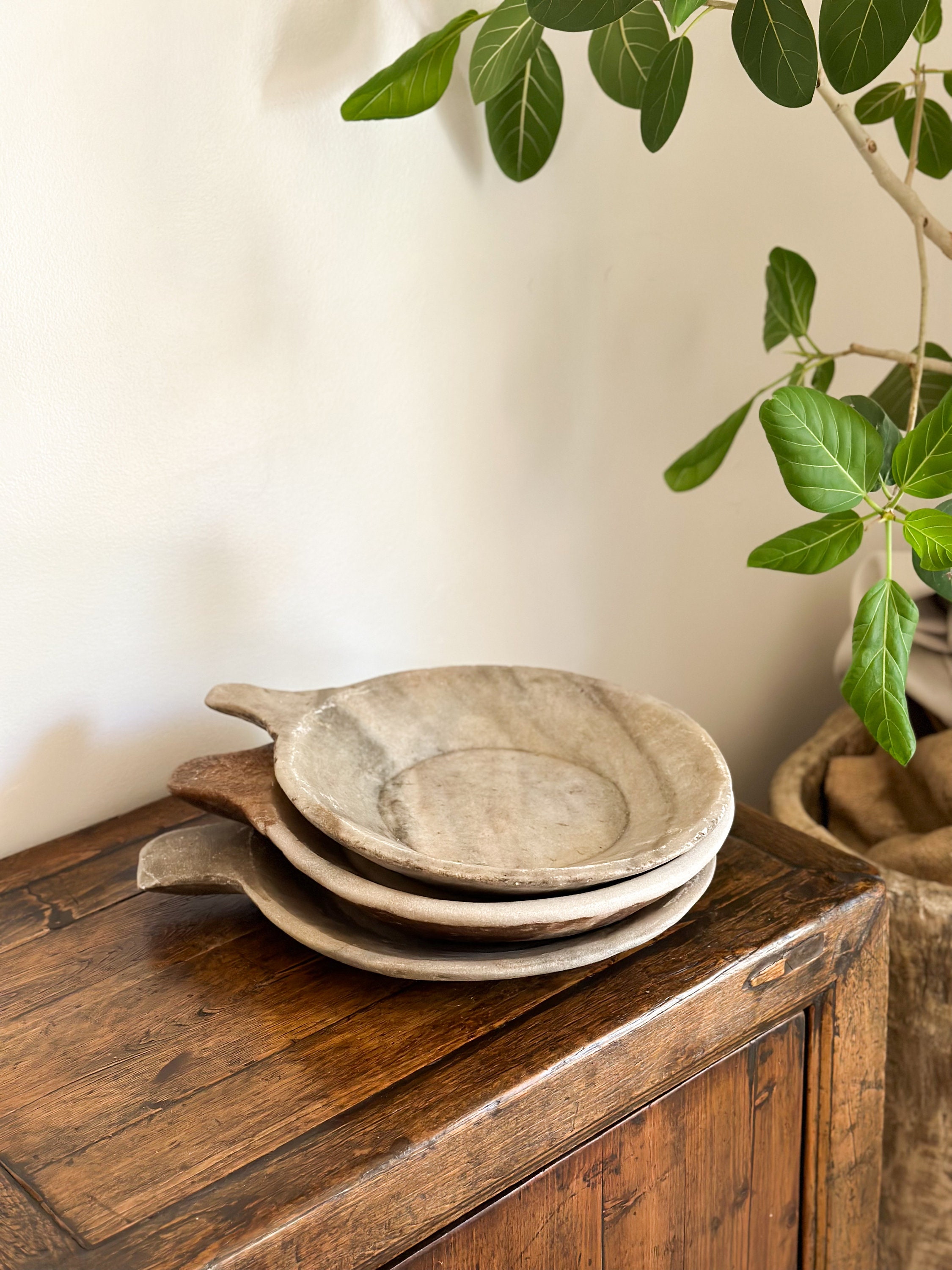 Large Antique Marble Trays - Etsy