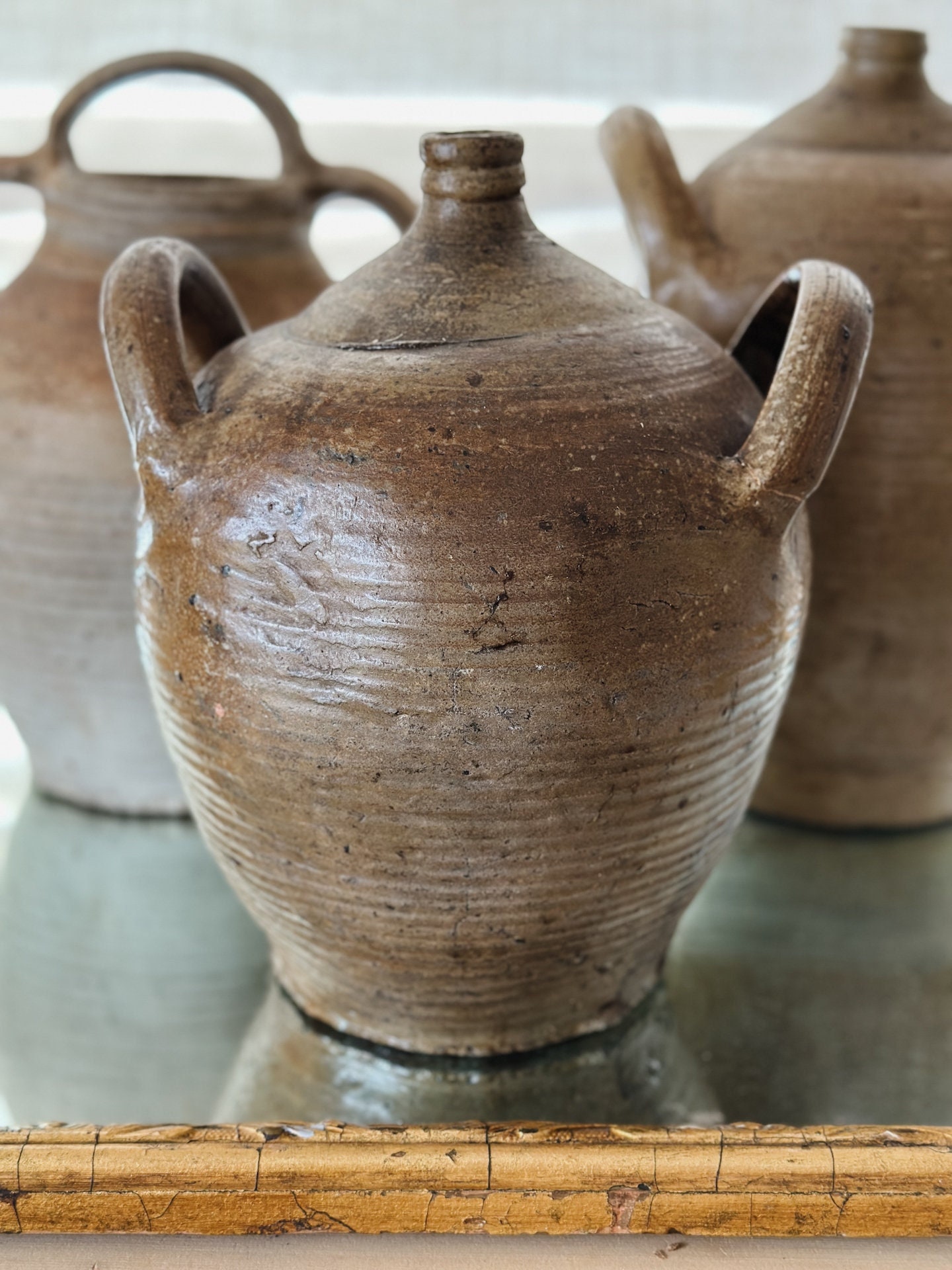 Antique French Provincial Earthenware Jugs and Pots - Etsy