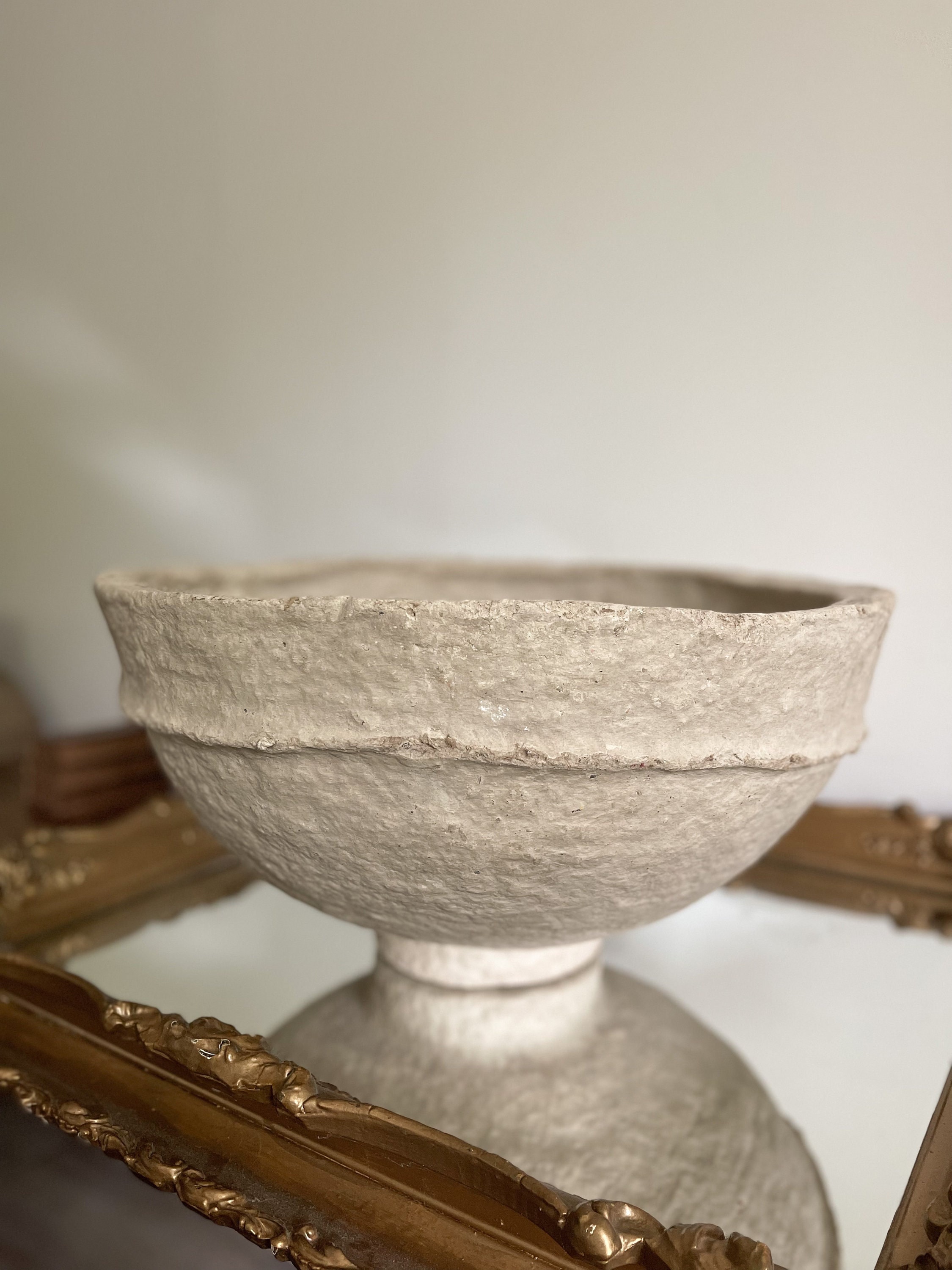 Extra Large Vintage Paper Mache Bowls - Etsy