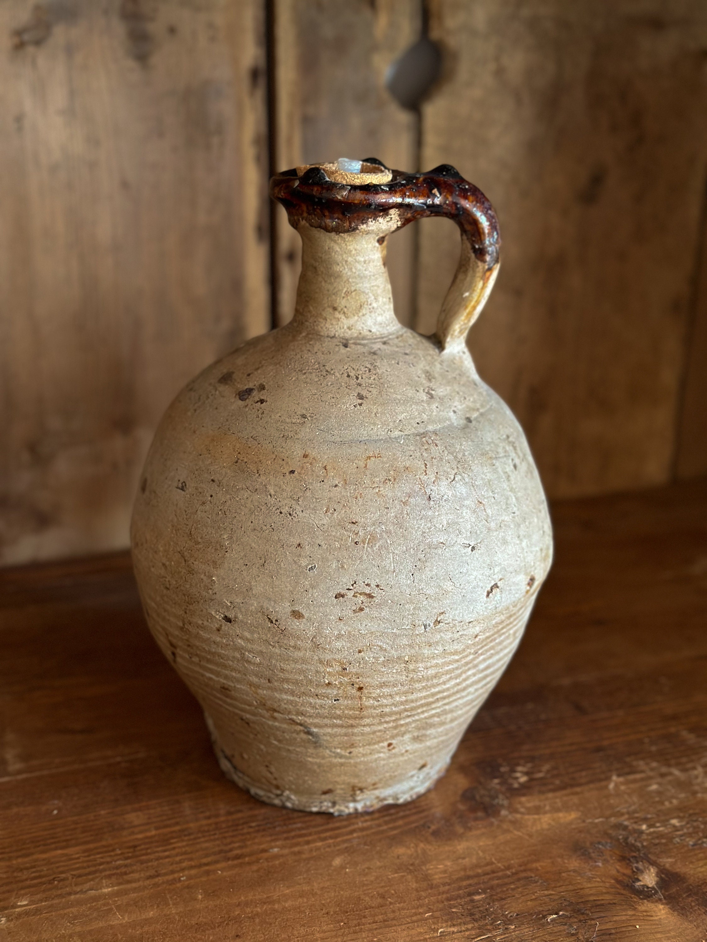 Antique French Provincial Earthenware Jugs and Pots - Etsy