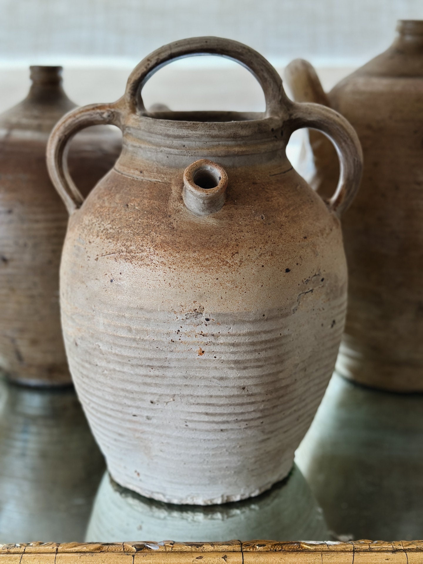 Antique French Provincial Earthenware Jugs and Pots - Etsy