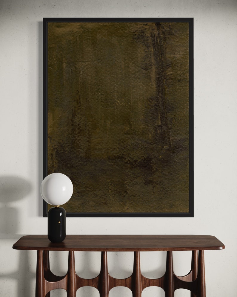 Olive Green Abstract Painting Digital Download - Etsy