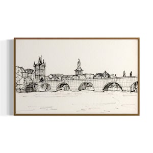 Prague Sketch - Digital Download - Etsy