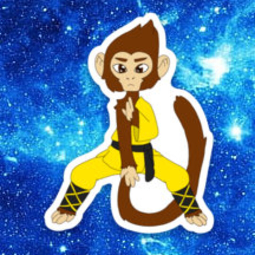 Martial Arts Monkey Monk - Etsy