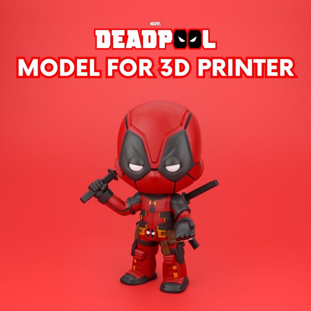 3D Deadpool Model, 3D Deadpool Bust, High Quality 3D Printer Model, STL ...