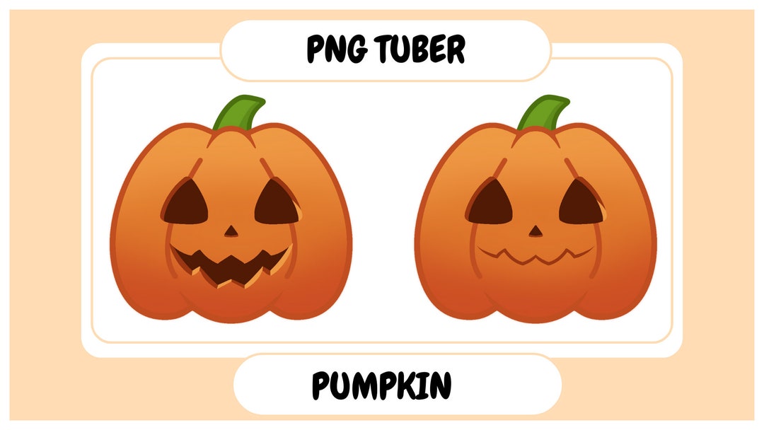 Pumpkin Pngtuber / Halloween Vtuber / Twitch / Youtube / Kick - Etsy