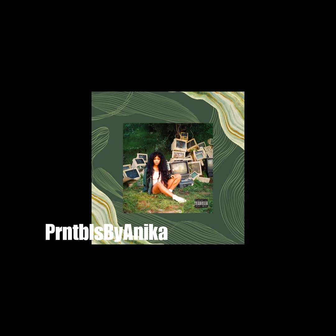 SZA Poster, CTRL, Broken Clocks, Album Cover, Rap, Rnb, Hip-hop, Rapper ...