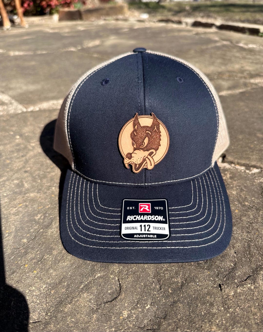 Grateful Dead | Wolf Patch Hat | Laser Engraved | Genuine Leather - Etsy