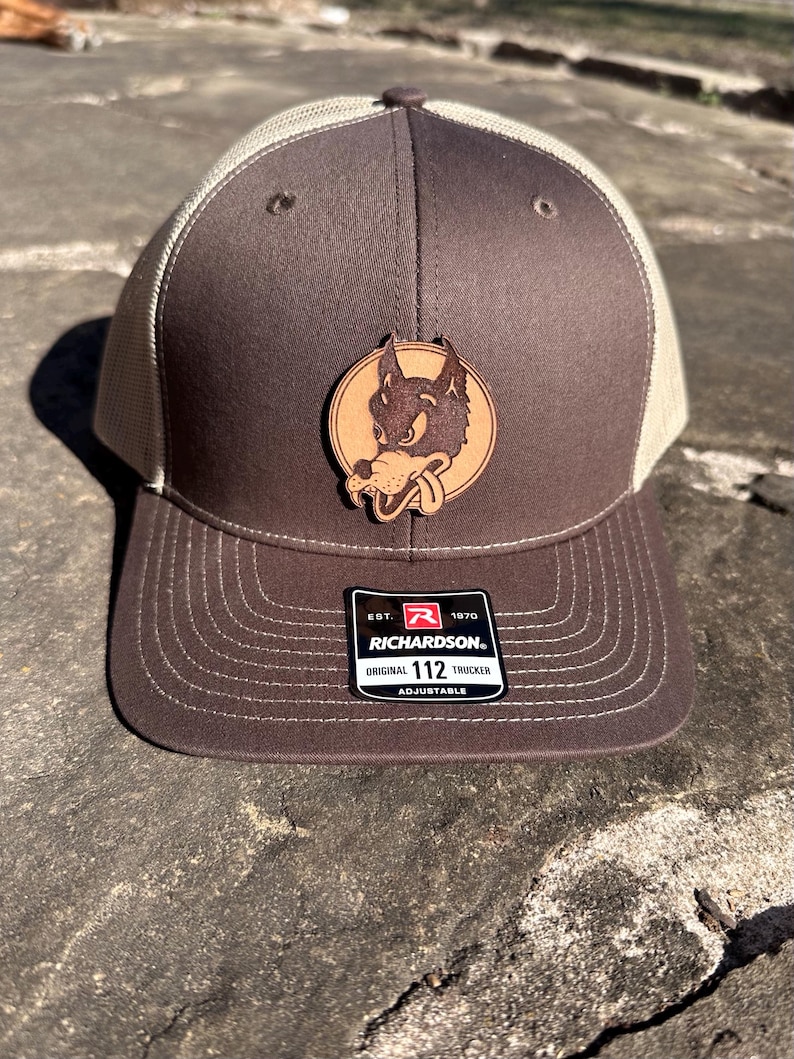 Grateful Dead | Wolf Patch Hat | Laser Engraved | Genuine Leather - Etsy
