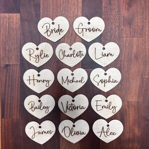 Wooden Hearts | Name Tags | Tokens | Signs | Displays | Ornaments ...