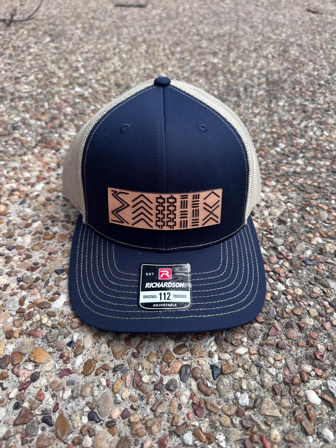 Billy Strings | BMFS | Light Design | Trucker Hat With Leather Patch ...