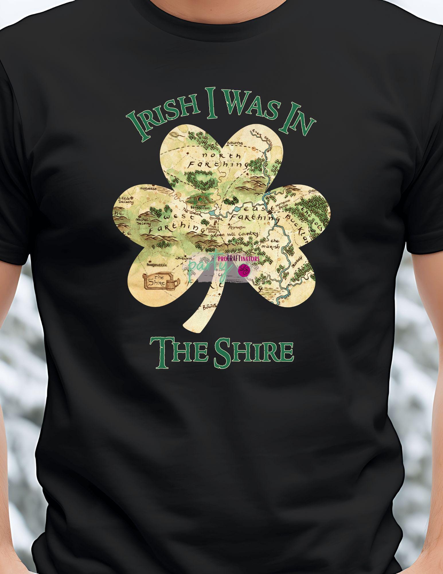 Shire Shamrock PNG, LOTR Shamrock PNG, Saint Patrick's Day Shamrock ...