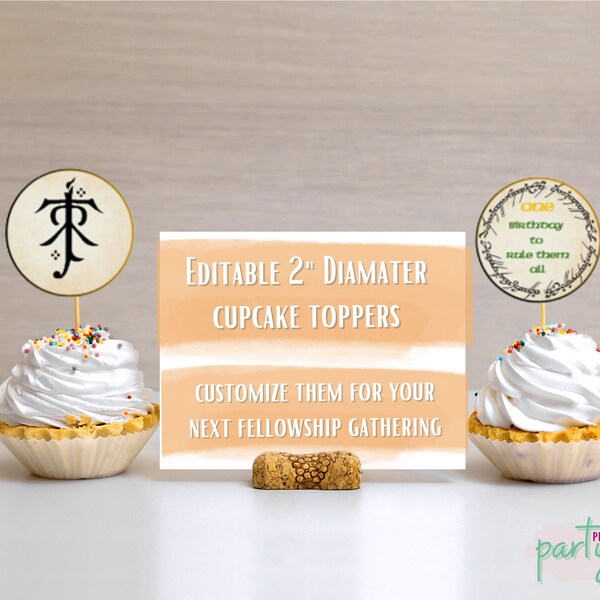 Lord of Rings Cake Topper - Etsy