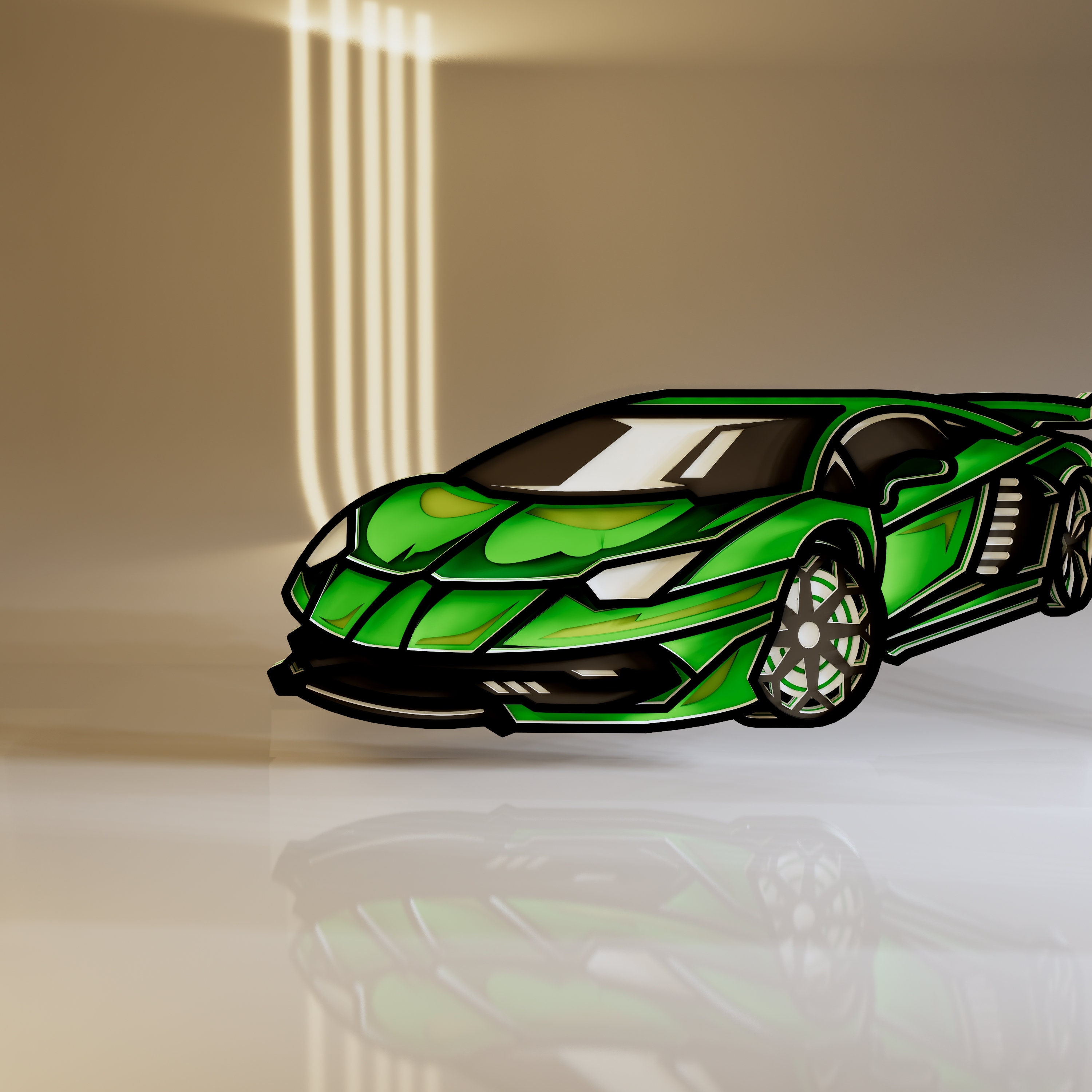 3D Car Svg, Car Decor for Boy Room, Laser Cut Files, Car Lovers Gift ...