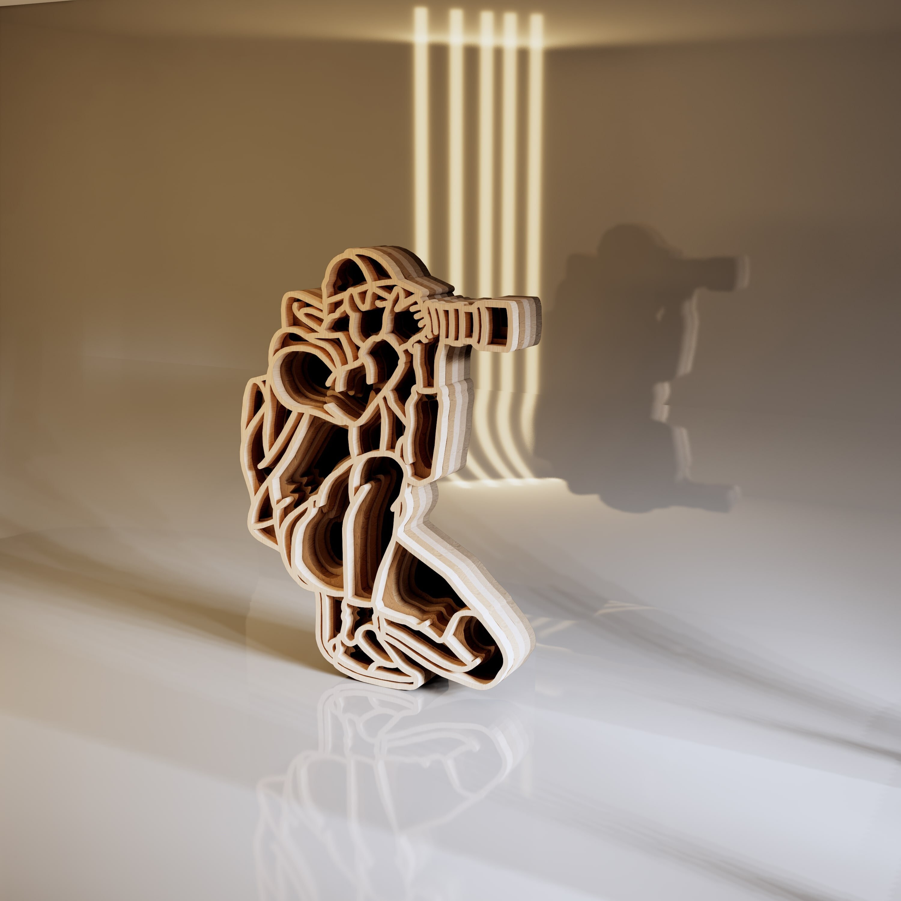 3D Photographer SVG Layered File, Laser Cut Files, Home Decor for ...