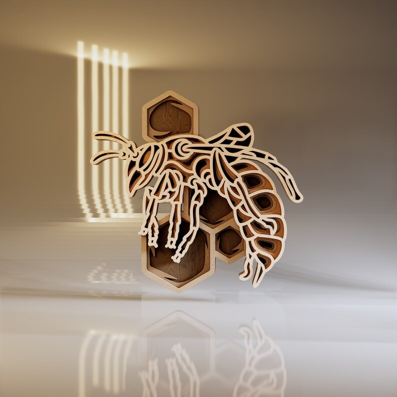 Wasp SVG Layered File Laser Cut Files Home Decor for Kids - Etsy