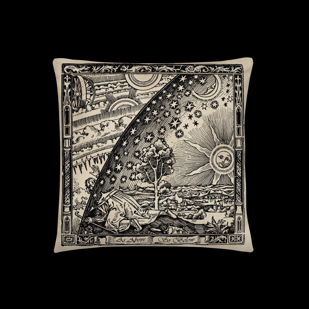 As Above so Below Pillow | Cosmic Décor for the Discerning Mystic - Etsy