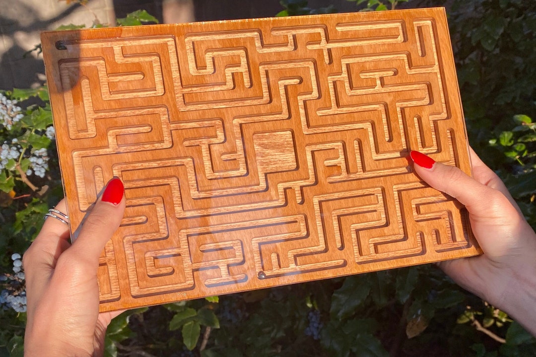Personalized Wooden Handmade Labirent Game - Etsy