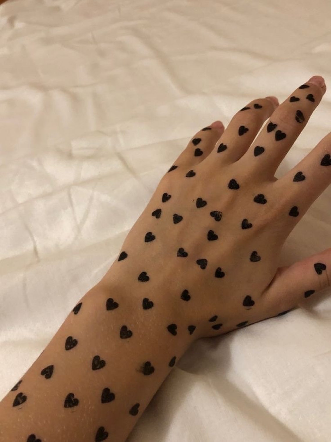 Heart Shape, Modern Henna Stencils Easy to Apply - Etsy