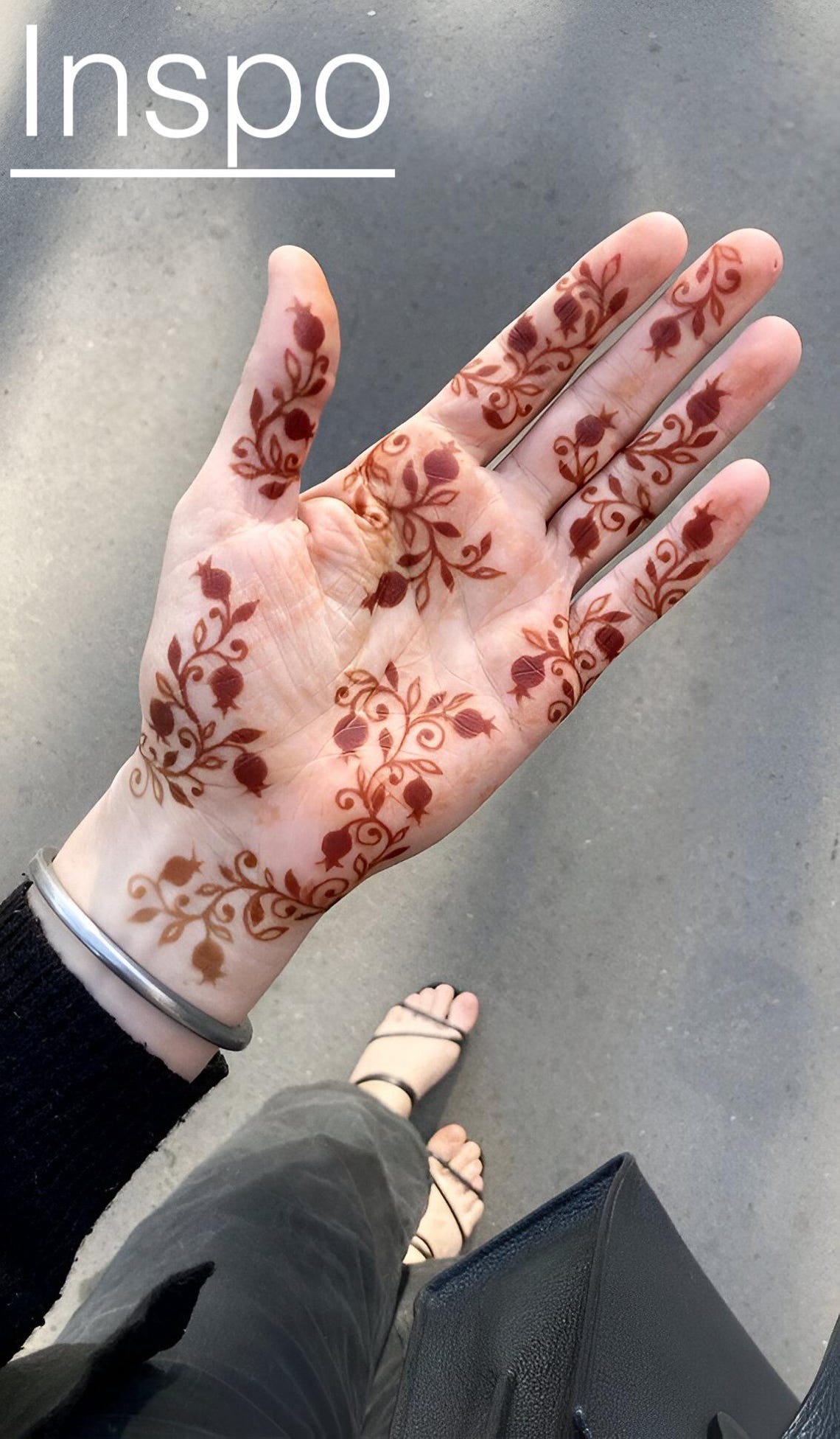 47-piece Pomegranate Henna Stencil Set – Easy to Apply DIY Henna ...