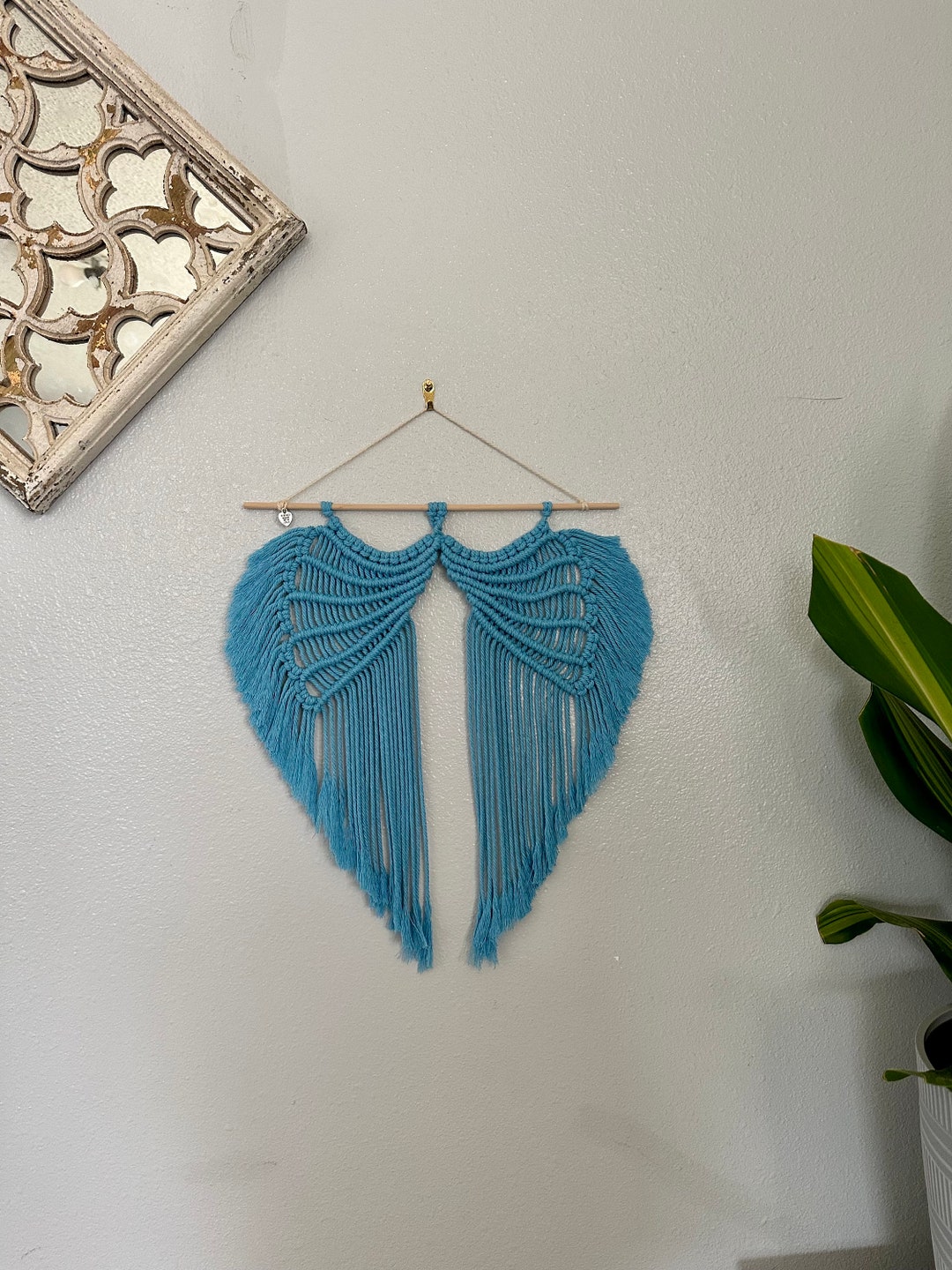 Handcrafted Macramé Angel Wings, Infant Loss Gift, Bereavement Gift ...