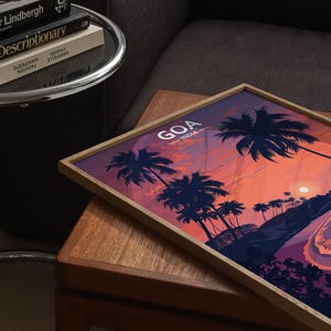 Goa Travel Poster Goa Travel Print India Travel Poster India Travel ...