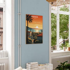 Paphos Travel Poster Paphos Travel Print Cyprus Travel Poster Cyprus ...