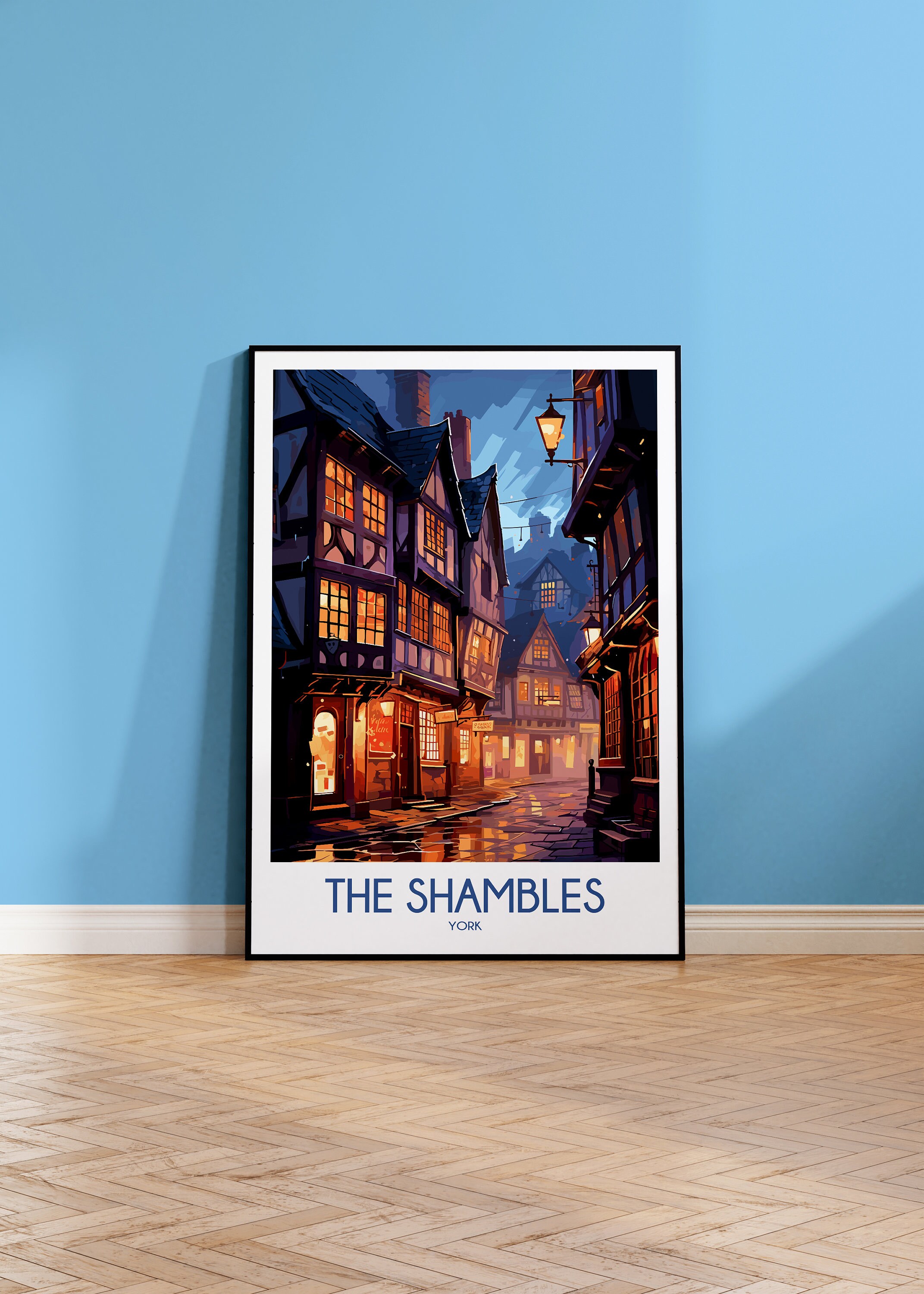 The Shambles Travel Poster the Shambles Travel Print York - Etsy