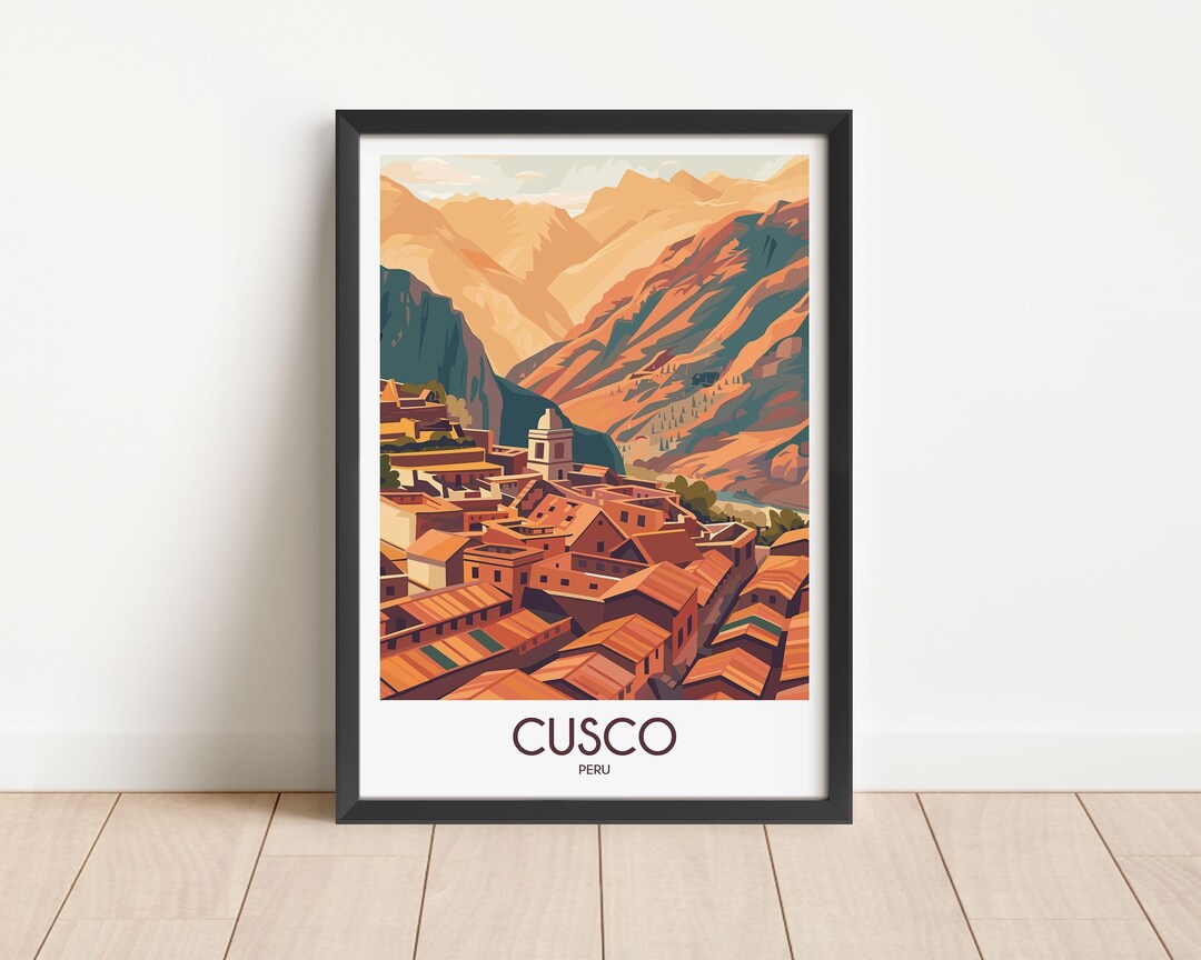 Cusco Travel Poster Cusco Travel Print Peru Travel Poster Peru Travel ...