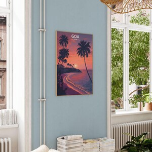 Goa Travel Poster Goa Travel Print India Travel Poster India Travel ...