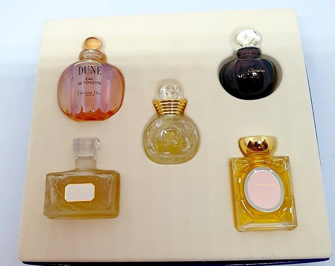 Dior Perfume Box of 5 Miniatures of 5 Ml Christian Dior - Etsy