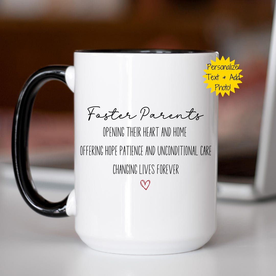 Foster Parent Appreciation Coffee Mug, Thank You Foster Parent Gift ...
