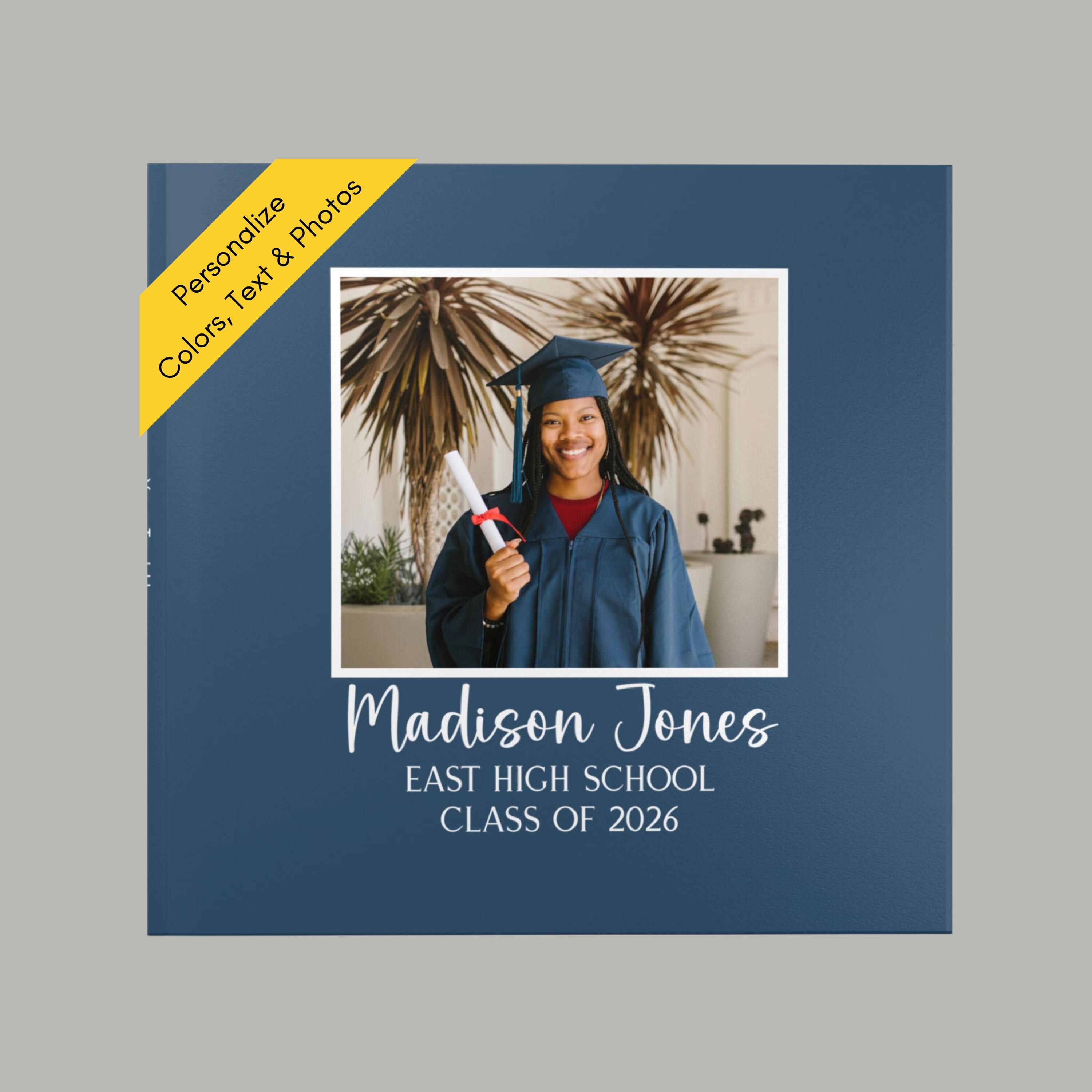 Graduation Guest Book Class of 2026, Polaroid Photo Autograph Book ...