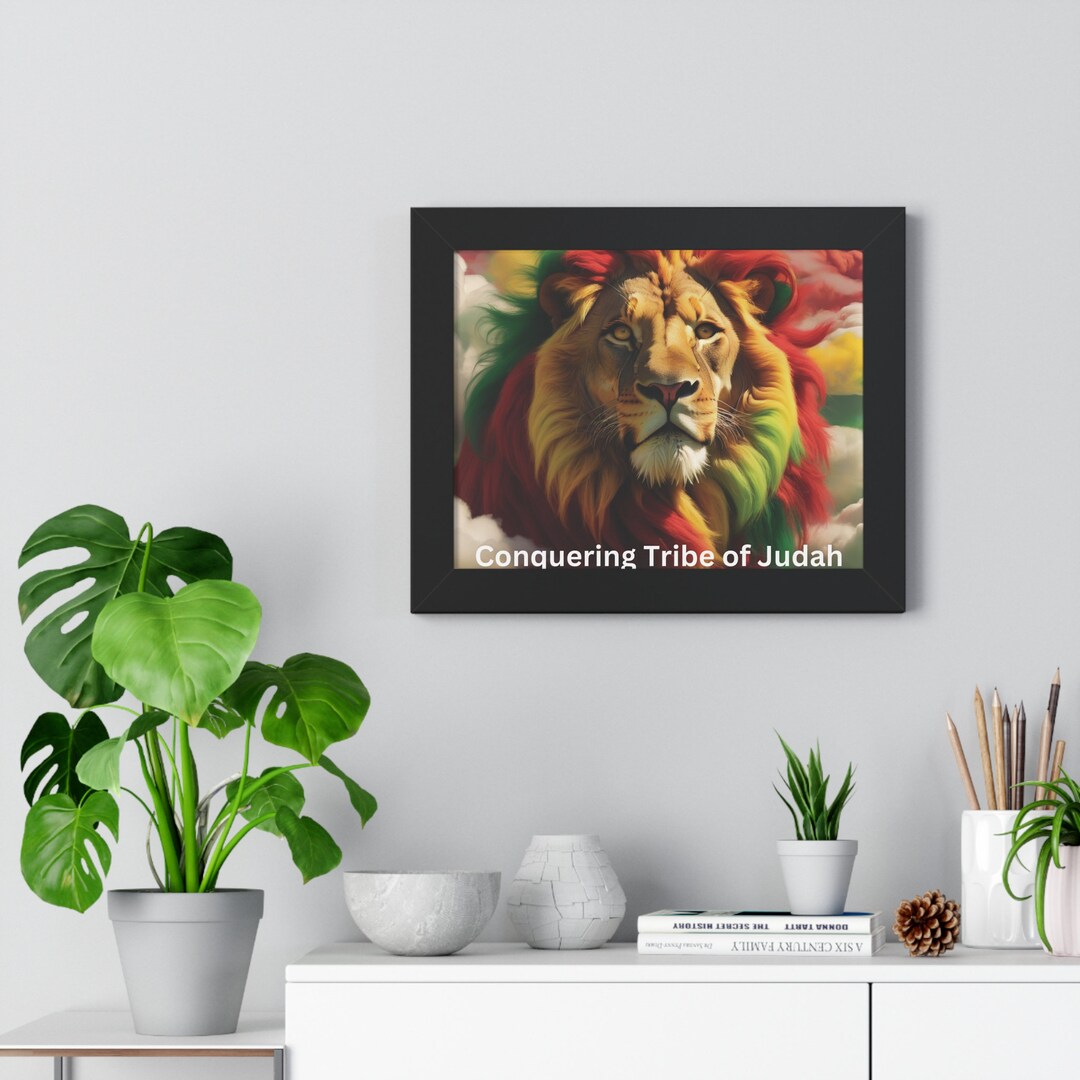 Rasta Lion Poster - Etsy
