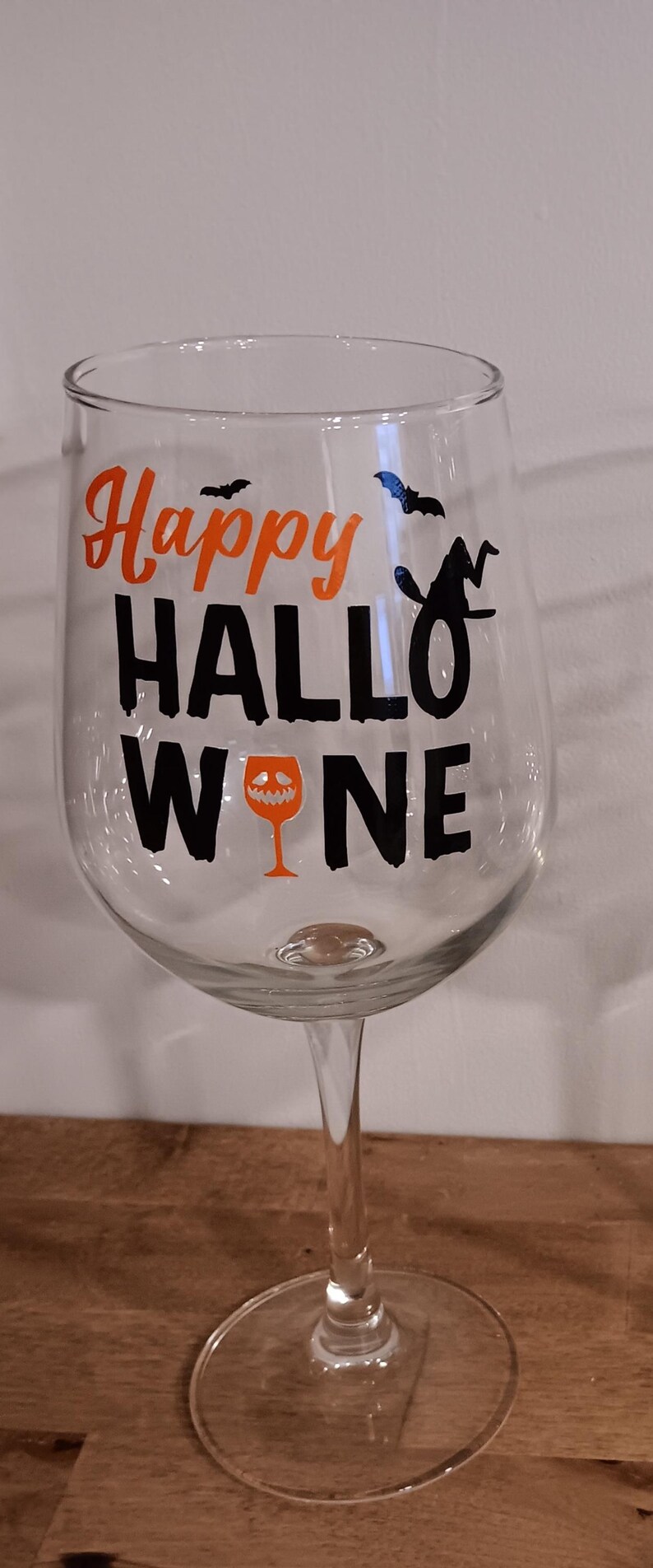 Halloween Wine Glass - Etsy