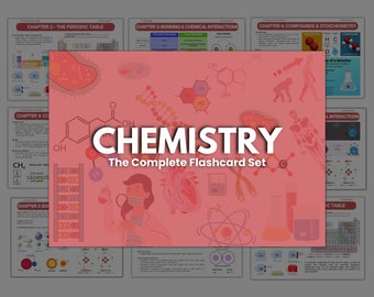 MCAT Organic Chemistry Flashcard Set - Etsy