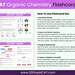 MCAT Organic Chemistry Flashcard Set - Etsy