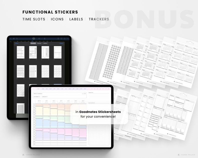2024 Digital Planner Landscape, 2024 Digital Dated Daily Planner ...
