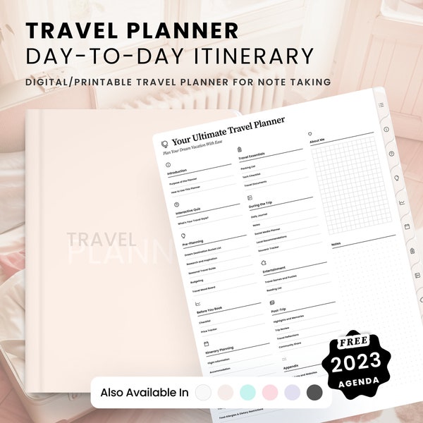 Travel Planner - Etsy